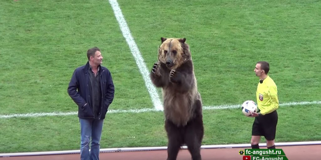 Oso Ruso entrega balón al silbante y recomienda "Fair play" : Digitall Post